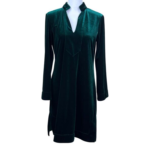 Jude Connally | Dresses | Jude Connally Green Velvet Dress Luxe ...